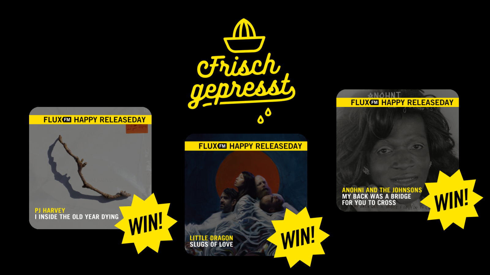 Frisch gepresst - mit PJ Harvey, Little Dragon und Anohni